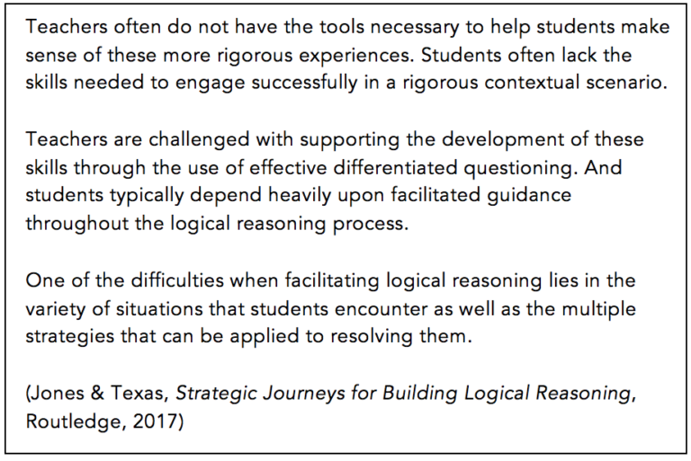 Helping Students Develop Logical Reasoning