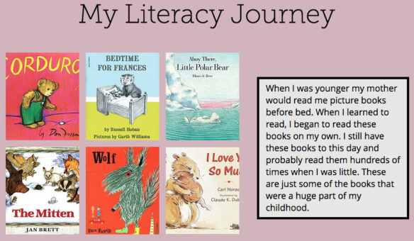 Using 'Literacy Journeys' to Connect with Students