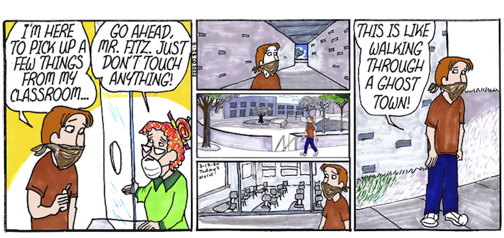 A Graphic Tale of Remote Teaching Featuring Mr. Fitz