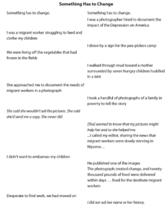 Integrating the Arts in Language Arts: Create a 2-Voice Poem